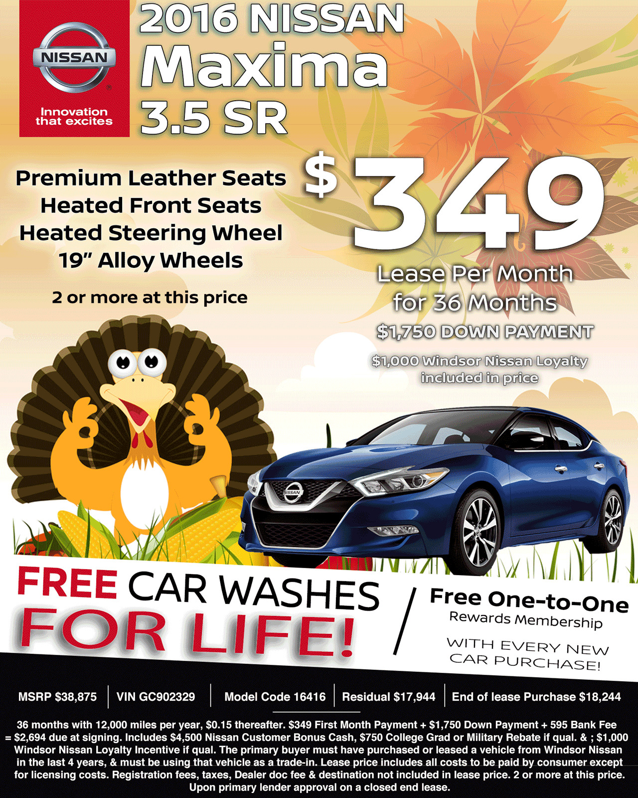 Nissan Monthly Lease Deals